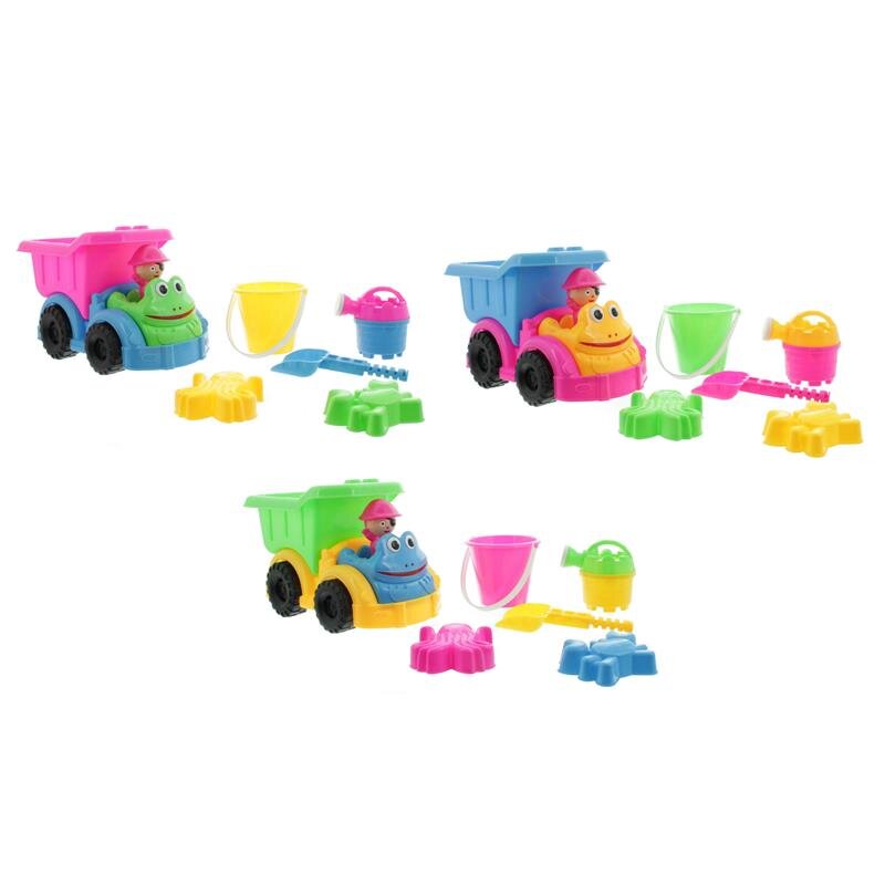 Edco Sandtruck Buddelzeug Kinder Spielzeug für Draußen - TOPTWO, 12,99